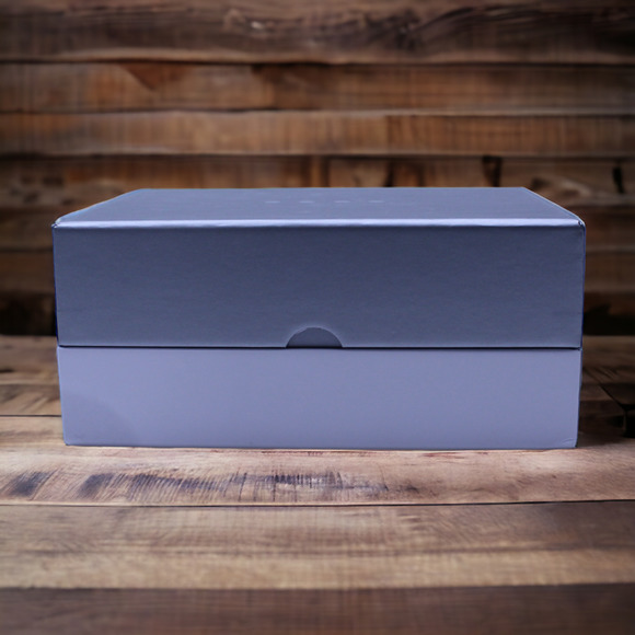 Unbranded | Accents | Silver Grey White Hinged Box With Pocket | Poshmark